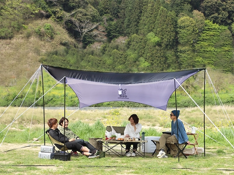 簡単設営新発売のスマートタープが気になる話題に キャンプアウトドア情報メディアhinata